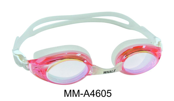 Gafas antis rosadas de la nadada de la niebla de las mujeres el 100% con 3 opciones del pedazo de la nariz