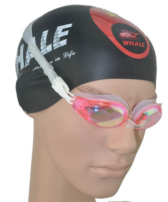 Gafas antis rosadas de la nadada de la niebla de las mujeres el 100% con 3 opciones del pedazo de la nariz