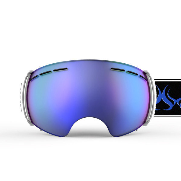 Gafas de encargo profesionales de la snowboard de la lente del espejo de las gafas del esquí para el adulto