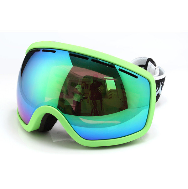 Lente doble duplicada patín adaptable de las gafas del esquí de la nieve con aprobaciones del CE