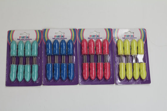 Metal gli spiedi + spiedi di plastica del cereale 8pk, prodotti della cucina