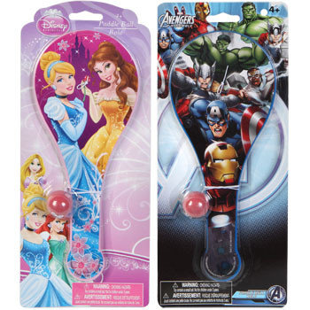 Children Plastic Paddle Ball Toy , Ultimate Spider - Man Minnie