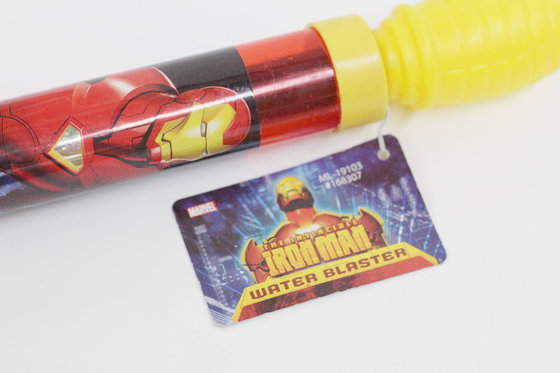 Tube Super Pump Spiderman Water Shooter , Childrens Plastic Toys