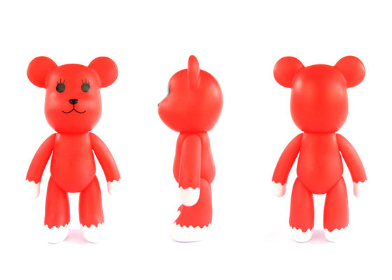 POPOBE a 5 pollici rosso ha personalizzato la decorazione dell'ufficio del supporto del telefono dei regali dell'orso