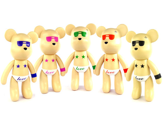I regali di nuoto dell'orso del PVC di serie dell'estate di modo per la decorazione della stanza/regalo di Promotinal sopportano