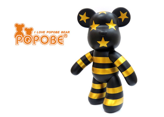 Mano che estrae il regalo promozionale di POPOBE del nero dell'America della bandiera dell'orso a 20 pollici del PVC