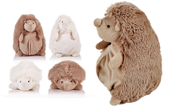 La peluche animale di piccola dimensione personale gioca l'istrice farcito del cotone dei pp
