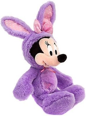 Coniglietti farciti peluche molle amichevole di Eco Minnie Mouse per Pasqua, porpora