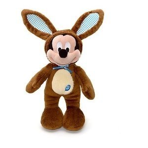 Coniglietto su misura della peluche di Mickey Mouse degli animali farciti in Brown/bianco sporco