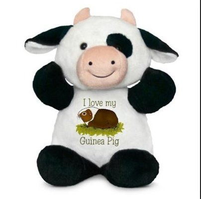 Customized Fashion Milka Cow Stuffed Animal Toys in White and Black