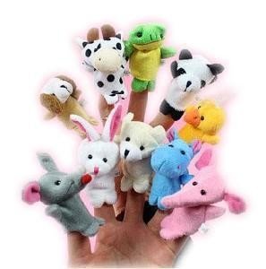 Plush Finger Puppets Animal Toys (GT-50121001)