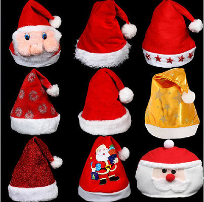 Red Stuffed Christmas Hat