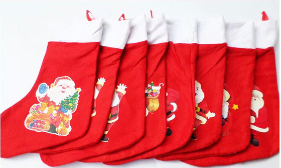 Christmas Santa Stocking Plush