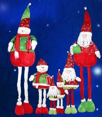 Large Santa Doll Snowman Stuffed Animals