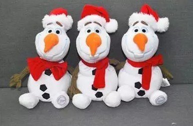 Frozen Olaf Snowman Stuffed Disney Plush Toys For Christmas Holiday