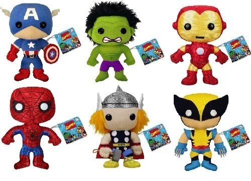 20cm Small Marvel Comics the Avengers Stuffed Toys for Boys , Girls