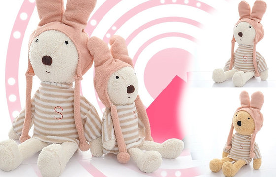 I giocattoli eared lunghi della peluche dei conigli 30CM, festa hanno farcito i giocattoli per i bambini/bambini
