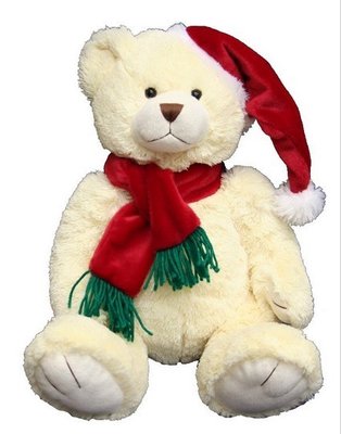 La peluche sorridente di Dongguan dell'orsacchiotto di Natale dell'orsacchiotto gioca la fabbrica