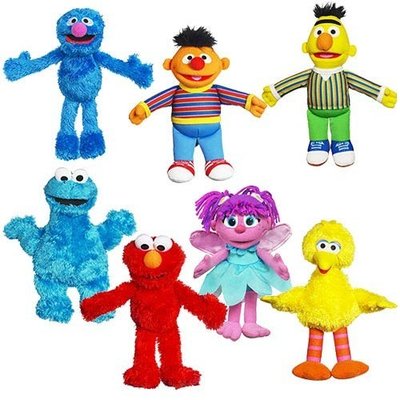 Peluches del monstruo de la galleta del Sesame Street