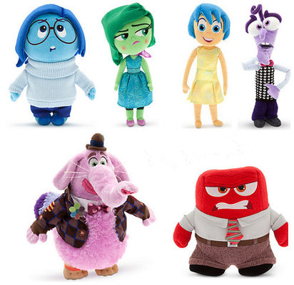 Inside Out Cartoon Disney Plush Toys Sadness With 28cm Blue
