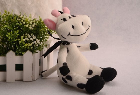 plush toy/ stuffed toy,lovely cow pillow, baby doll ,cartoon plush toy