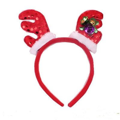 Cappello della fascia dei corni di modo - accessorio del costume delle orecchie di Rindeer della peluche per il partito