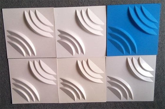 I pannelli di parete del PVC 3D rivestono le mattonelle della parete 3D per la decorazione della parete di Corridoio 3D