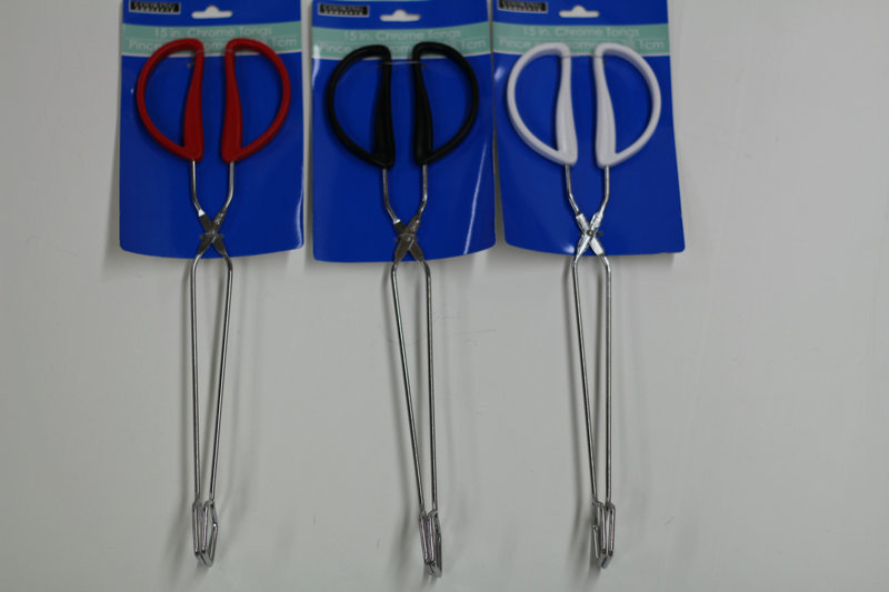 Cromo a 15 pollici delle tenaglie del BBQ, prodotti della cucina con acciaio cromato duro