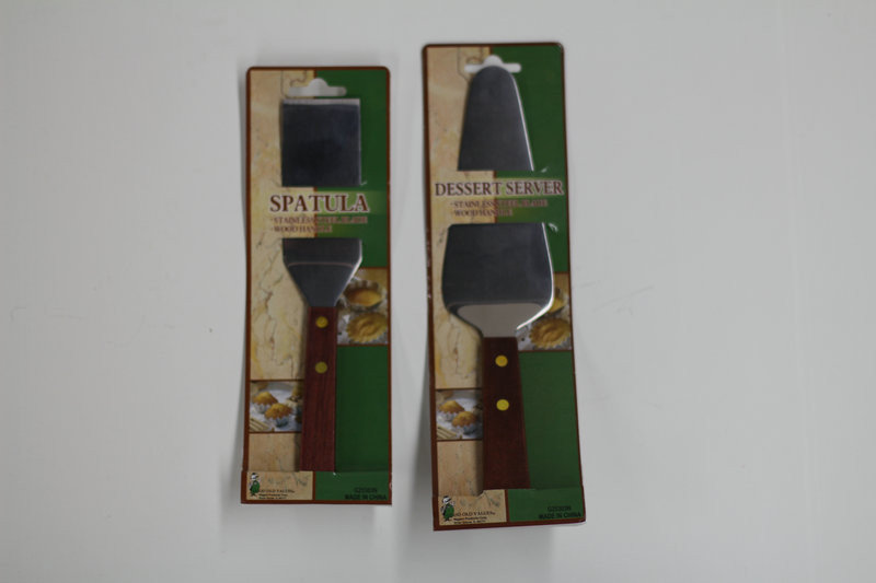 Spatola del server del dessert, prodotti della cucina con rivestimento polacco alto-