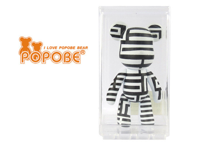 a 3 pollici/l'orso sveglio ecologico PVC di 8.2CM gioca il regalo di logo dell'OEM