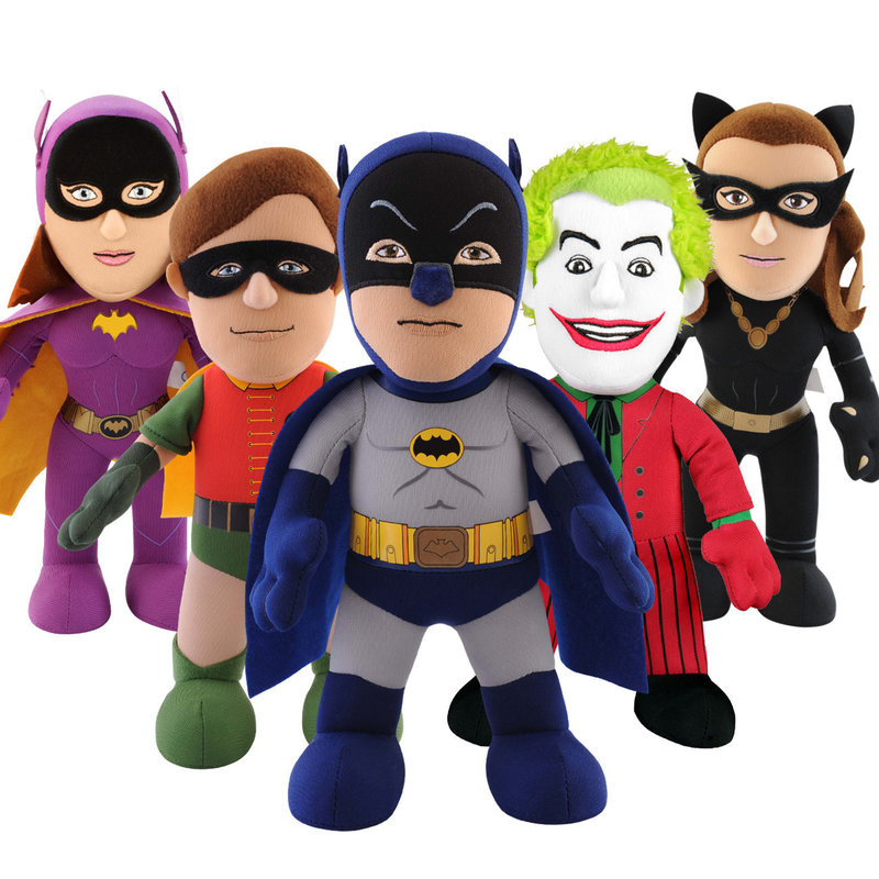 uomo di Batman dei personaggi dei cartoni animati dell'eroe eccellente 10inch delle action figure della peluche farcite superman d'acciaio