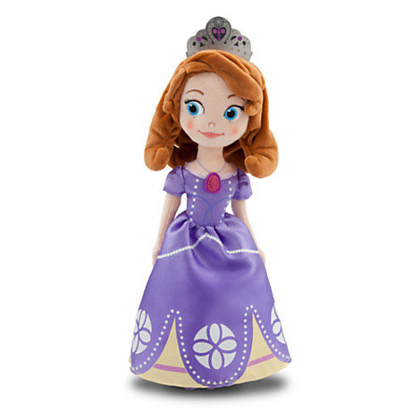 Piccoli giocattoli farciti di principessa Sofia della bambola molle blu della peluche per le bambine
