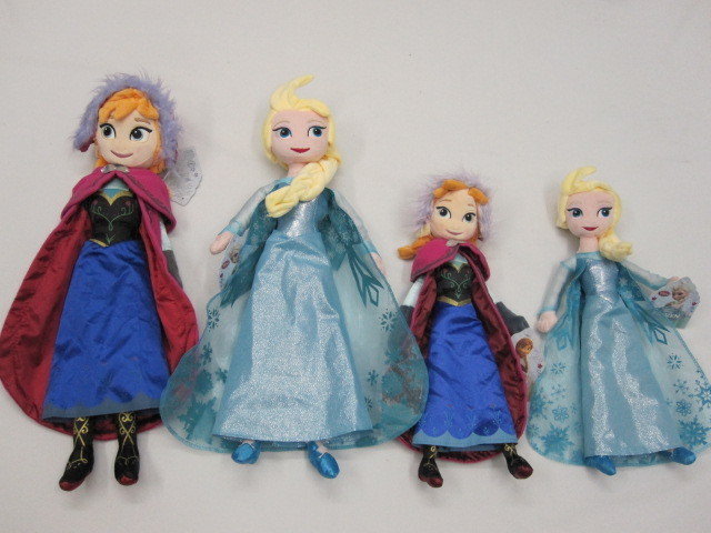 Bambola di pezza fumetto molle congelato porpora a 20 pollici dei giocattoli della peluche di Elsa e di Ana Disney