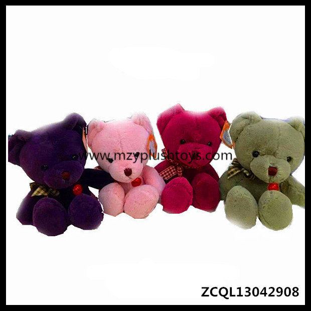 giocattoli svegli del ribassista della peluche di bei colori di riserva della miscela di 18cm per i regali di San Valentino