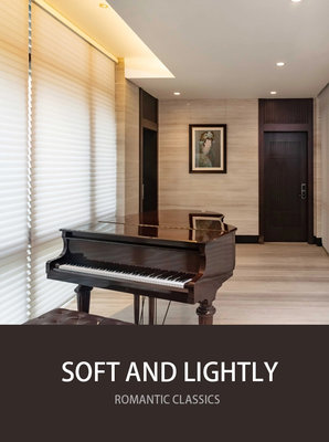 Modern vertical/horizontal purple soft shutters window Shangri la blinds customized