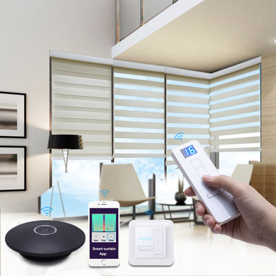 Wifi Switch Remote control smart home Alexa Google Home Wall Switch Automatic motorized Zebra blind