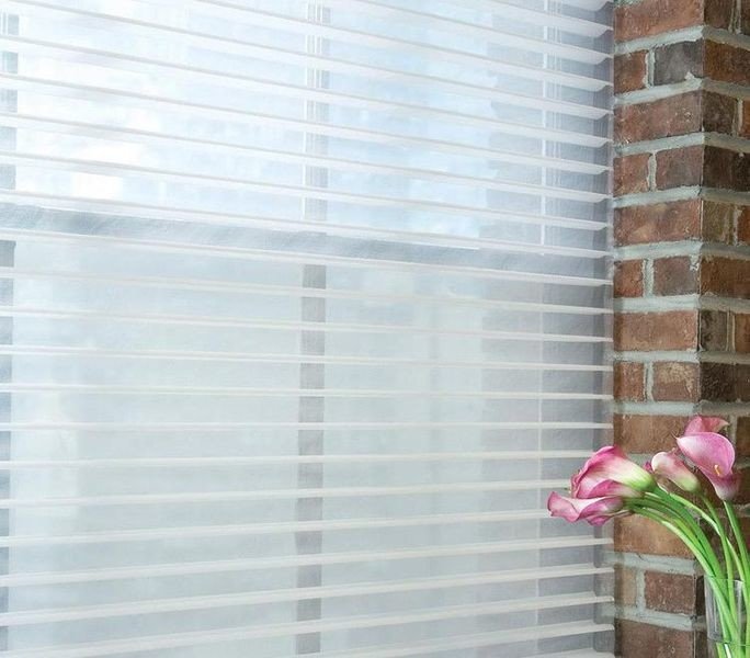 High Quality Modern dreamlike white Shangri la blind For Office Home Windows Custom
