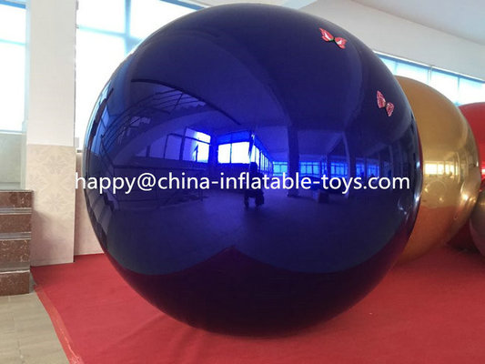 boule gonflable de miroir de PVC de 2m double pour la décoration de défilé de mode/Noël