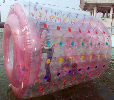Le sport aquatique coloré de PVC joue le rouleau gonflable de l'eau pour le parc aquatique d'amusement
