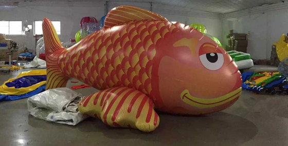 Produits gonflables faits sur commande de la publicité, poissons gonflables d'utilisation extérieure
