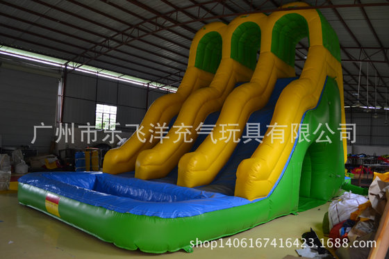 Le sport aquatique d'Infalatble d'adultes de bâche de PVC du bleu 0.9mm joue populaire extérieur