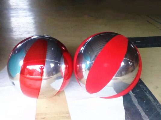 Ballons gonflables adaptés aux besoins du client de miroir de point de décoration gonflable de boule pour la publicité