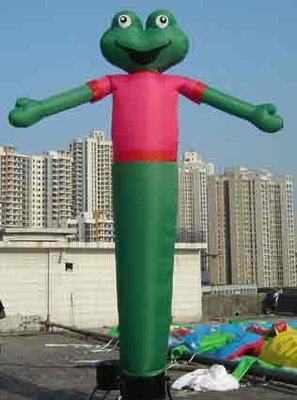 Produits gonflables colorés de la publicité, homme gonflable de ondulation farfelu de tube de PVC