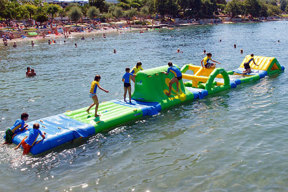 Parc gonflable géant d'Aqua de terrain de jeu gonflable de l'eau de bâche de PVC pour l'adulte/enfants