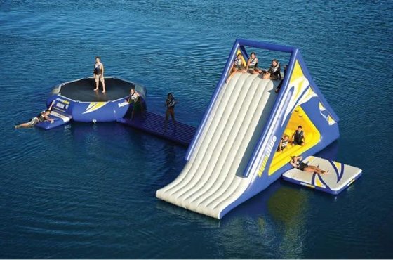 Parc gonflable géant d'Aqua de terrain de jeu gonflable de l'eau de bâche de PVC pour l'adulte/enfants
