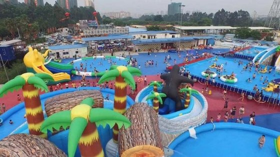 Eau gonflable ParkWaterproof de bâche de PVC la grande anti-corrosif pour le jeu de l'eau