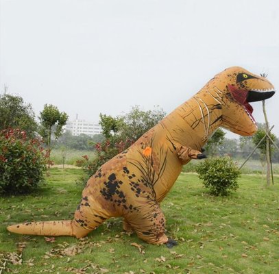 Fantaisie gonflable 1.8m de Purim Cosplay de costumes de dinosaure du tissu T-REX d'Oxford
