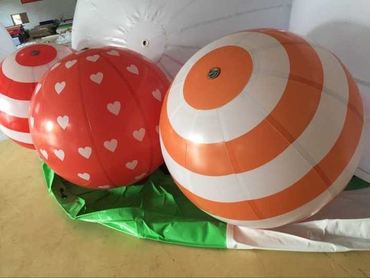 Les ballons gonflables de la publicité de PVC de 0,4 millimètres peuvent être coup dans l'inscription/société/magasin