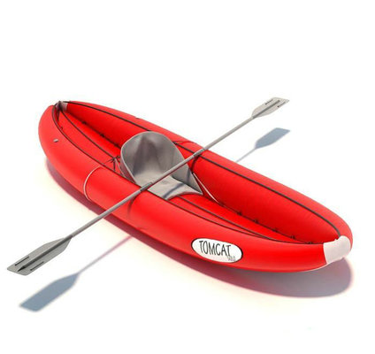 couleur rouge gonflable de bateau de pêche de PVC de bâche de PVC de 0.9mm