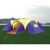 Fibre de verre + tente de camping sauvage de partie gonflable de tissu d'Oxford 4 * 6 * 1.36m